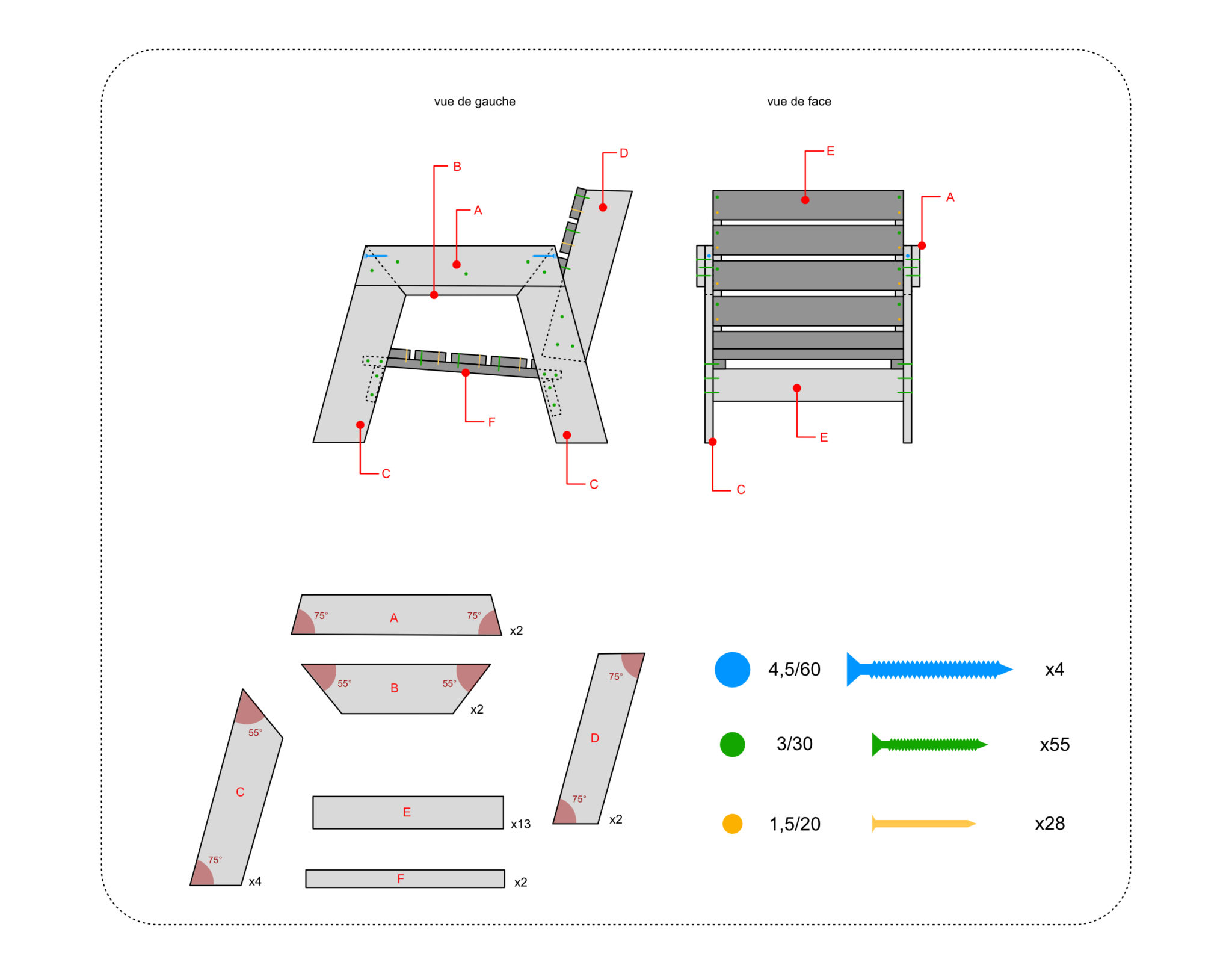 Plan Fauteuil En Palette De Bois